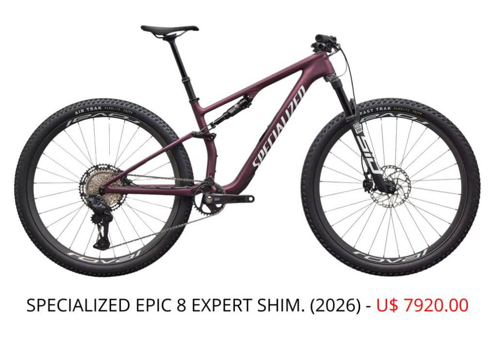Miami Bike - BIKE SPECIALIZED EPIC 8 EXPERT SHIM. - 2026